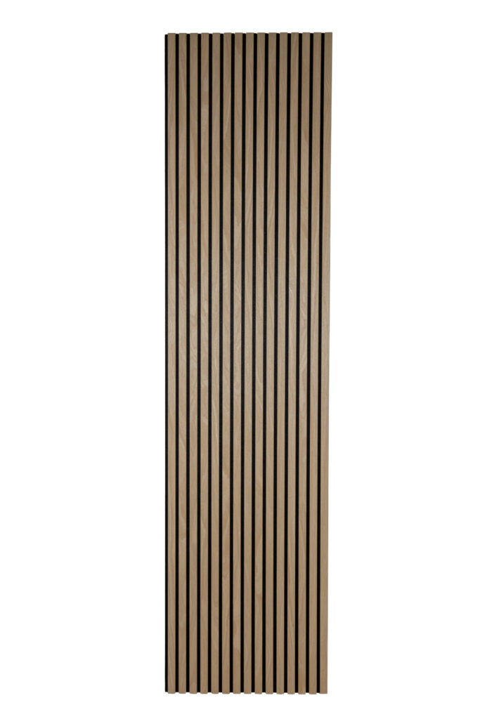 Acoustic Natural Oak Slatwall Panels | 2400mm or 3000mm