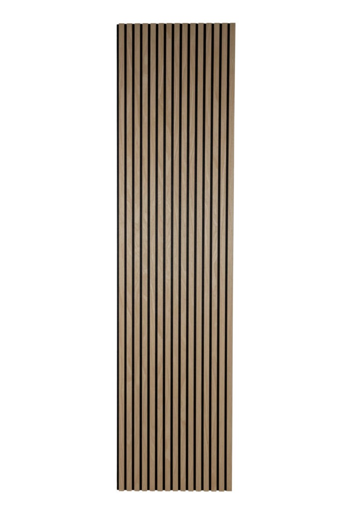 Acoustic Natural Oak Slatwall Panels | 2400mm or 3000mm