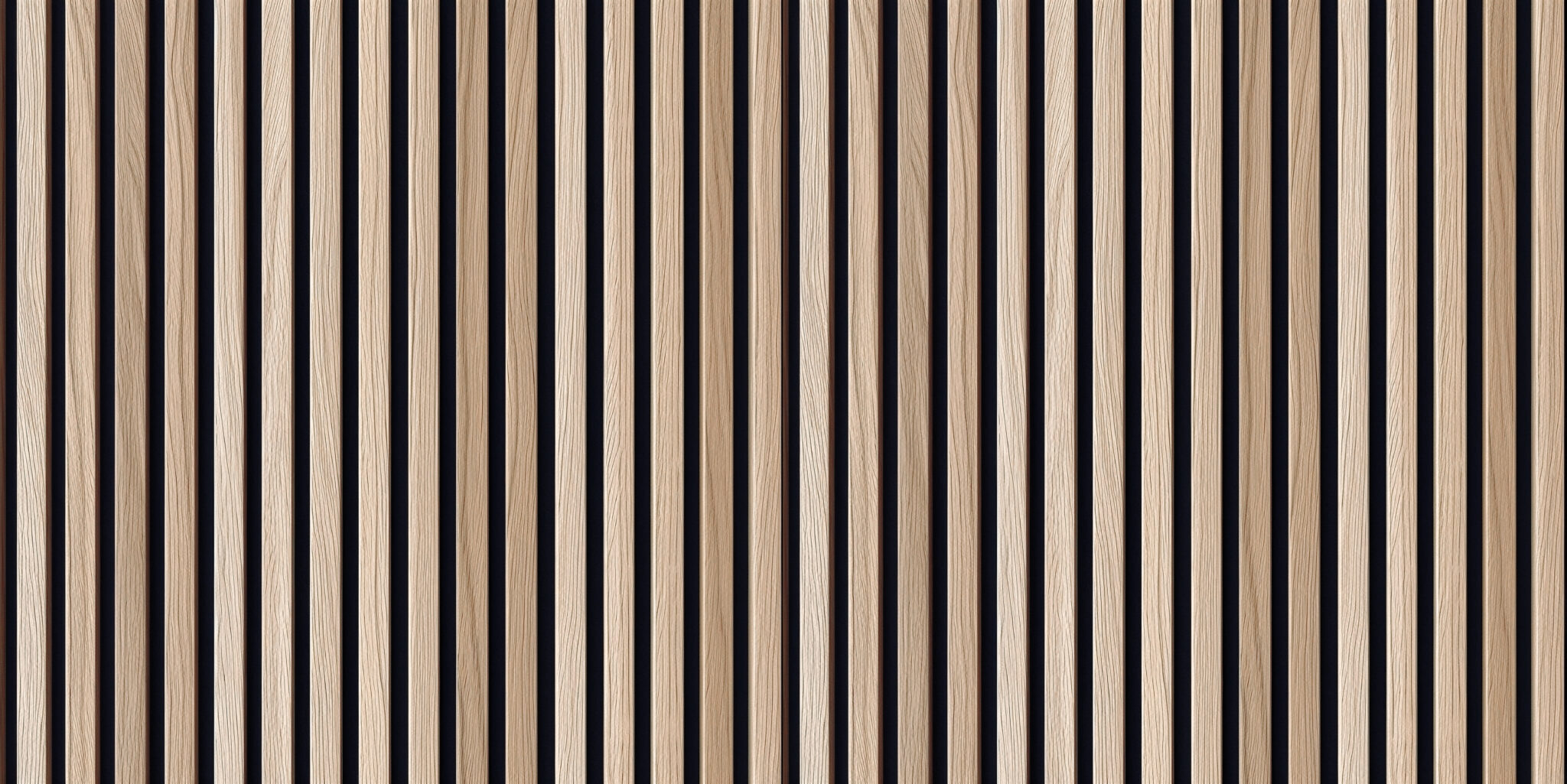 Acoustic Natural Oak Slatwall Panels | 2400mm or 3000mm