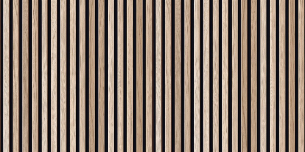 Acoustic Natural Oak Slatwall Panels | 2400mm or 3000mm