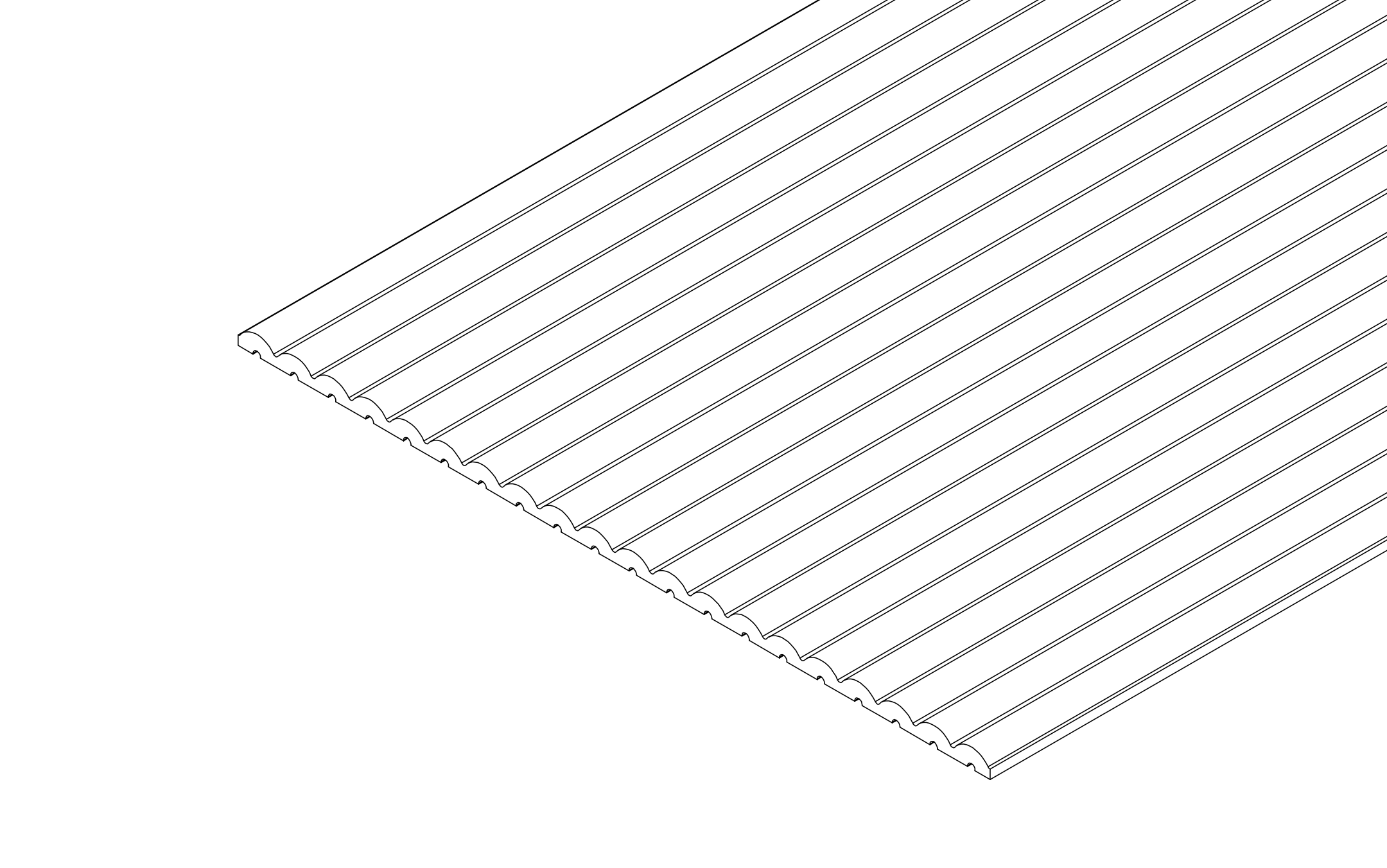 Reeded MDF Panels | Ribbed MDF Panels | The Wall Exchange