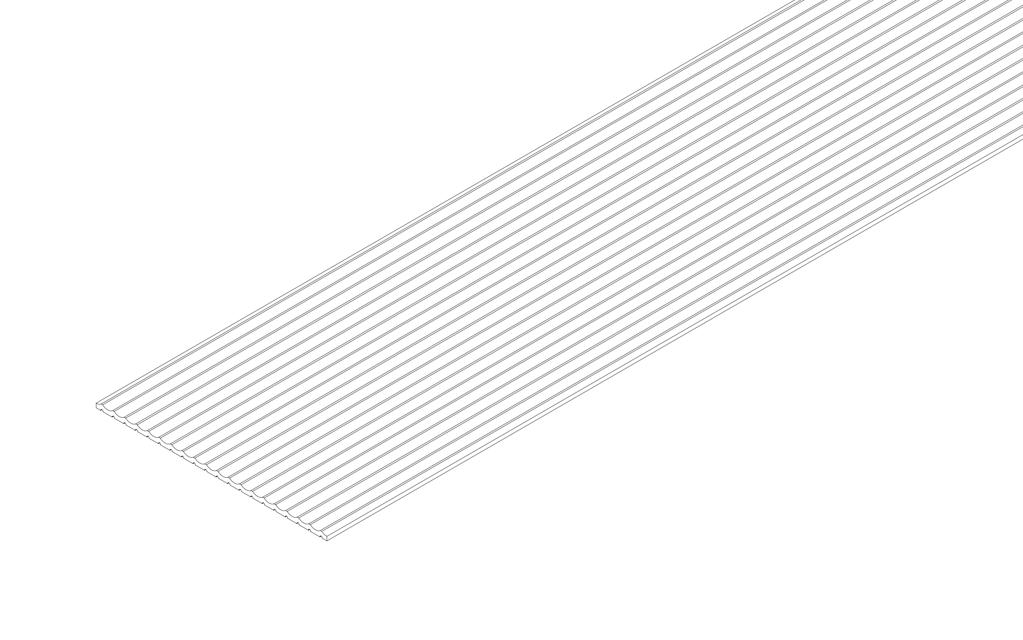 Fluted MDF Panels - The Wall Exchange