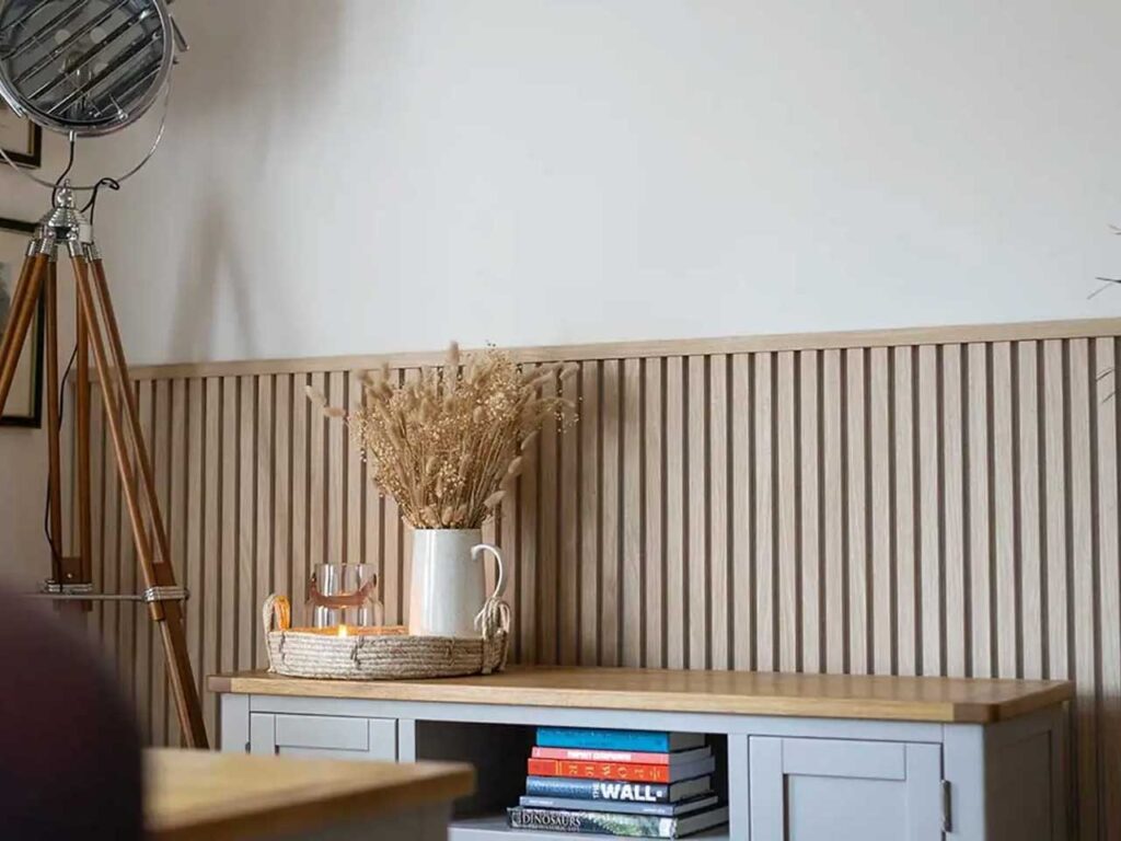 Acoustic Natural Oak Slatwall Panels | Natural Oak Wall Panels