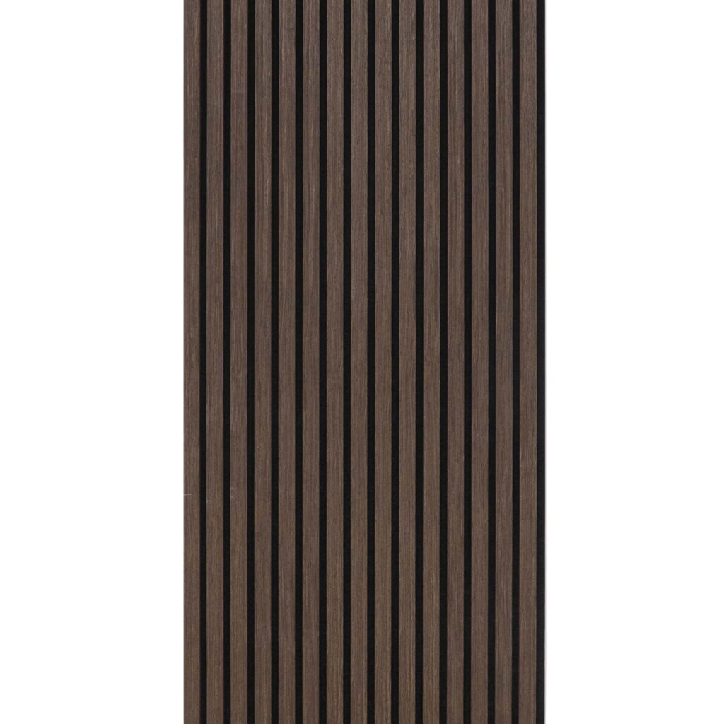 Deep Walnut Acoustic Slatwall Panels | Deep Walnut Wall Panels